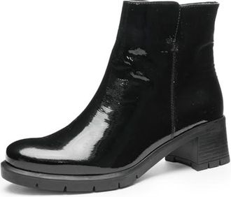 Ara Femme Prag Bottine, Noir, 38.5 EU Large