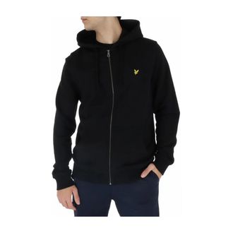 Lyle & Scott Gr&uuml;ner Kapuzenpullover mit Rei&szlig;verschluss - - Sweatshirts & Hoodies - Herren - Schwarzk - XL