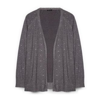 Fiorella Rubino Damen, Strickwaren, Grau, XLGr&ouml;&szlig;e