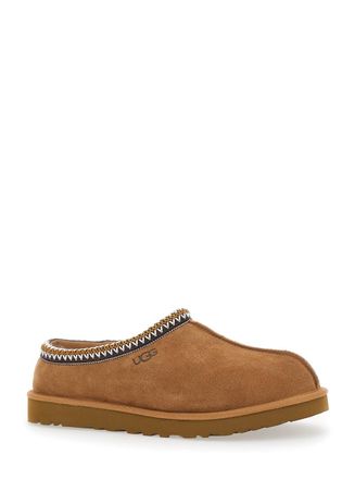 UGG Mens Mules Tasman Brown Suede Leather