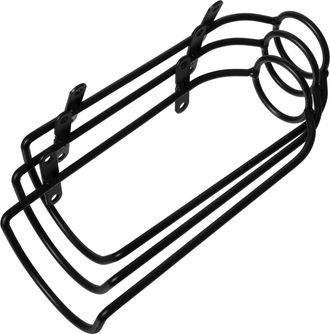 Valiclud 3 Stück Wandmontiertes Weinregal Teiliges Schwarzer Einlagiger Flaschenhalter aus Stabilem Platzsparend für Küche und Bar Eleganter Weinflaschenhalter