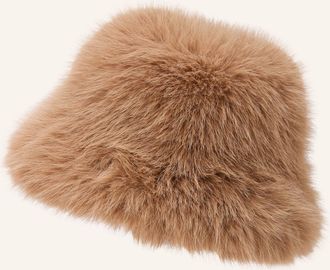 Moss Copenhagen Msch Copenhagen Bucket-Hat Mschlynetta Aus Kunstfell beige