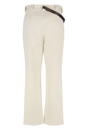 Pinko Cotton Drill Trousers - Beige