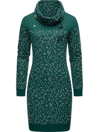 Ragwear Damen Langarm Minikleid kurzes Sommerkleid Chloey Dress Intl Pine Green24 Gr. XL