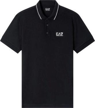 Emporio Armani Emporio Armani Ea7, Homme, Tops, Noir, Taille: XL Core Identity Polo