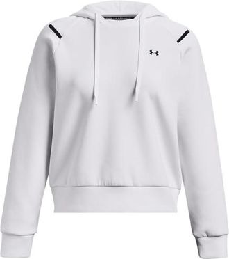 Under Armour Sweat &agrave; capuche Unstop en polaire pour femme, blanc, M