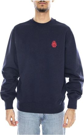 Edwin Homme, Sweatshirts et sweats &agrave; capuche, Bleu, Taille: M Crew Neck SweaT-shirt