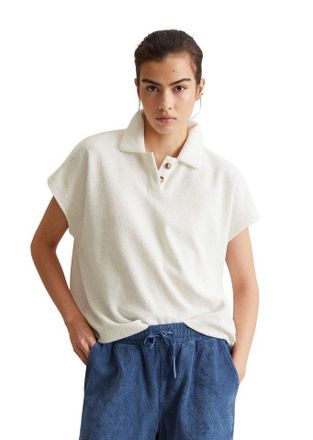 Marc O'Polo Denim Poloshirt aus Frottee, locker geschnitten