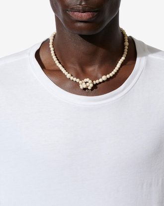 Isabel Marant Collier Noah - Homme - &Eacute;cru-argent&eacute; - Isabel Marant