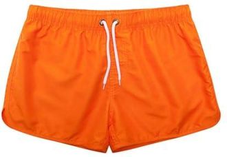 Generic Short de bain hawa&iuml;en pour homme - S&eacute;chage rapide - Avec poches - Short de bain pour homme, Orange, 3XL