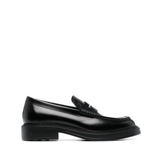 Tod's Schwarze flache Schuhe Calgary - - Shoes - Herren - Schwarzk - 42 1/2 EU