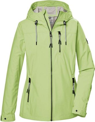 G.I.G.A. DX by killtec Softshelljacke GS 74 WMN SFTSHLL JCKT Damen Softshelljacke, wasserabweisend, winddicht, pflanzenbasiert