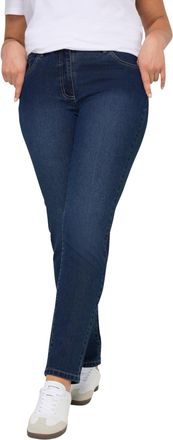 Angel Of Style Jeans Emma, Slim Fit, mit Stretchkomfort. Schmale und Bequeme 5-Pocket. Bund mit G&uuml;rtelschlaufen, Knopf und Zipper