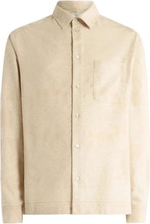 Etro Homme, Chemises, Beige, Taille: S Casual Shirt