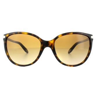 Ralph Lauren Ralph by Ralph Lauren Cat Eye Ladies Dark Tortoise Brown Gradient Sunglasses