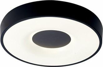Mantra Mantra - Plafonnier design, Lampe de plafond Coin led Noir en Plastique