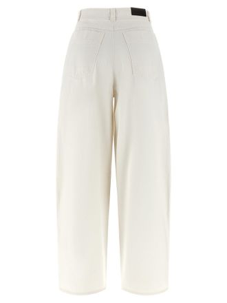 Christophe Lemaire Womens White Cotton Jeans Denim Clothing