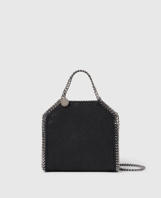 Stella McCartney Falabella Tiny Tote Bag, Woman, Black