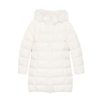 Colmar Lange Matte Daunenjacke mit Kapuze - - Sport - Damen - Wei&szlig; - M
