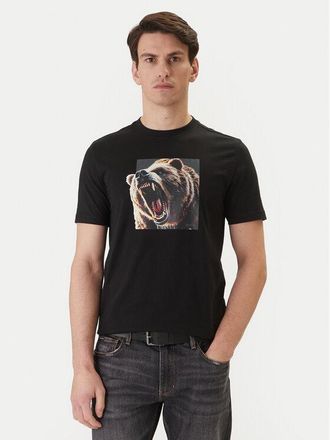 HUGO BOSS T-Shirt Dobermann 50558965 Schwarz Regular Fit