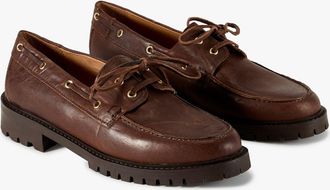 Saison 1865 Bateaux chunky en daim