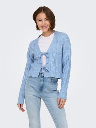 Only Strickjacke ONLFIA LS STRING CARDIGAN KNT NCA Viskosemischung, regular fit