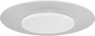 Steinhauer Steinhauer - Sienna Lido Plafonnier Flush Blanc Mat, Transparent Edited