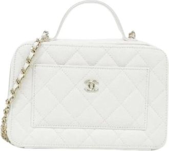 Chanel Sac &agrave; main mini doccasion - Femme - Pre-owned - Blanc - Taille: ONE Size