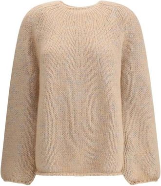 Forte_Forte Femme, Pulls, Multicolore, Taille: 36 FR Pull en maille c&ocirc;tel&eacute;e ajour&eacute;e