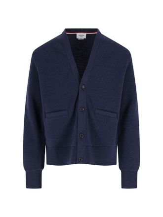 Thom Browne Silk Wool And Cashmere Cardigan
