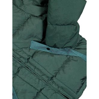 Stone Island Nylon Down-Filled Down Jacket - Green