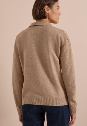 Cecil Strickpullover mit Polokragen
