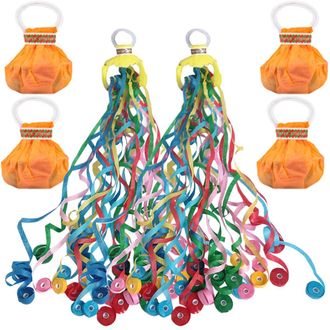 BESPORTBLE ARTSEWPLY Handgeworfene Bunte Papier Luftschlangen 6 St&uuml;ck Party Deko f&uuml;r Hochzeiten Geburtstage Junggesellinnenabschiede Farbenfrohe Wurfgirlanden Wi