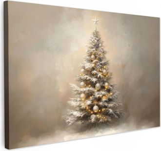 MuchoWow © Weihnachtsdeko Wandbilder Groß 120x80 cm XXL Deko Wohnung Bild Wohnzimmer Weihnachtsgeschenke Fotoleinwand Wand Bilder Leinwand Wall Decor Geschenk 