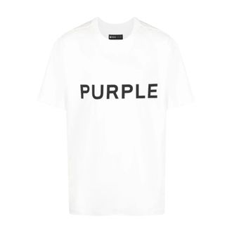 Purple Homme, Tops, Blanc, Taille: XL Textured Jersey Tee