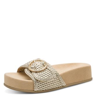 Marco Tozzi Marco Tozzi Damen Pantolette 2-27514-46 Hausschuh, Gold, 40 EU
