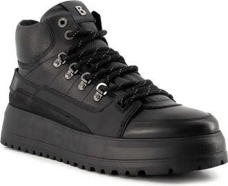 Bogner Herren Schn&uuml;rboots schwarz Glattleder