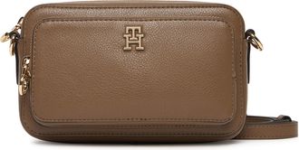 Tommy Hilfiger Handtasche Tommy Hilfiger Th Icon Camera Bag AW0AW18120 Braun