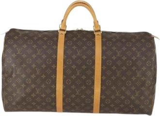Louis Vuitton unisex, Pre-owned, Brun, Taille: ONE Size Sac Week-end en Toile Pre-owned