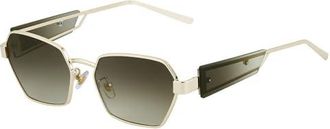 Generic Lunettes de soleil tendance 2026 pour femmes, lunettes de soleil en métal de luxe pour femmes, lunettes de conduite rectangulaires classiques UV400, g