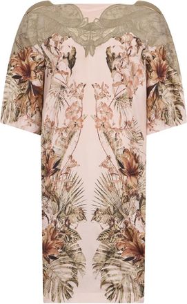 Alberta Ferretti Femme, Robes, Multicolore, Taille: 42 FR Robe Longue &agrave; Manches Kimono