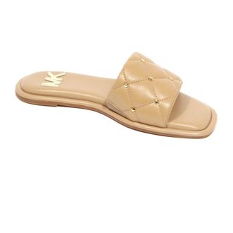 Michael Kors Hayworth Slide Sandalen - - Shoes - Damen - Beige - 37 1/2 EU