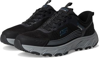 Skechers Homme Hillcrest 2.0 Hands Free Slip-in Basket, Black Synthetic/Textile/Trim, 44 EU