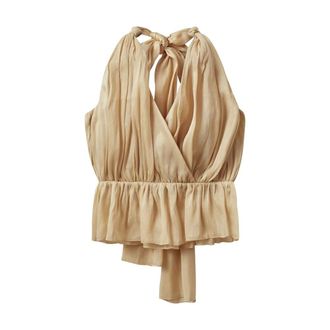 The Garment Femme, Tops, Beige, Taille: 38 FR Haut sans Manches