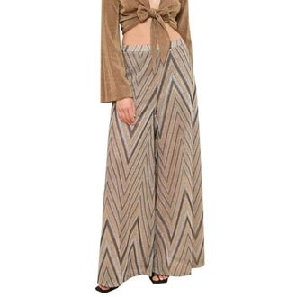 Kaos Kaos, Femme, Pantalons, Multicolore, Taille: 40 FR Wide Pantalons