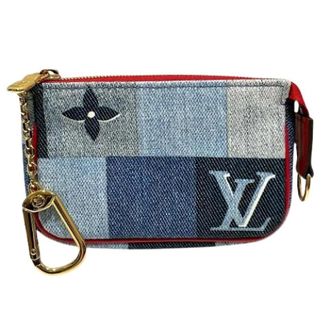Louis Vuitton Pre-owned Monogram Denim Coin Case - - Pre-owned - Damen - Blau - ONE SIZE