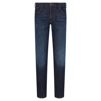 Emporio Armani J06 Slim-fit Jeans aus gewaschenem Denim - - Jeans - Herren - Blau - W34