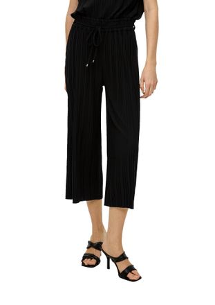 s.Oliver Plissierte Hose mit Wide Leg