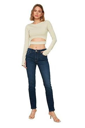 Trendyol Blue High Waist Skinny Jeans, 34 aux Femmes