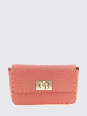 Furla 1927 Mini-Tasche aus genarbtem Leder mit Drehverschluss